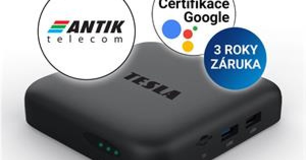 TESLA MediaBox XA400 Android TV – UHD multimediální přehrávač